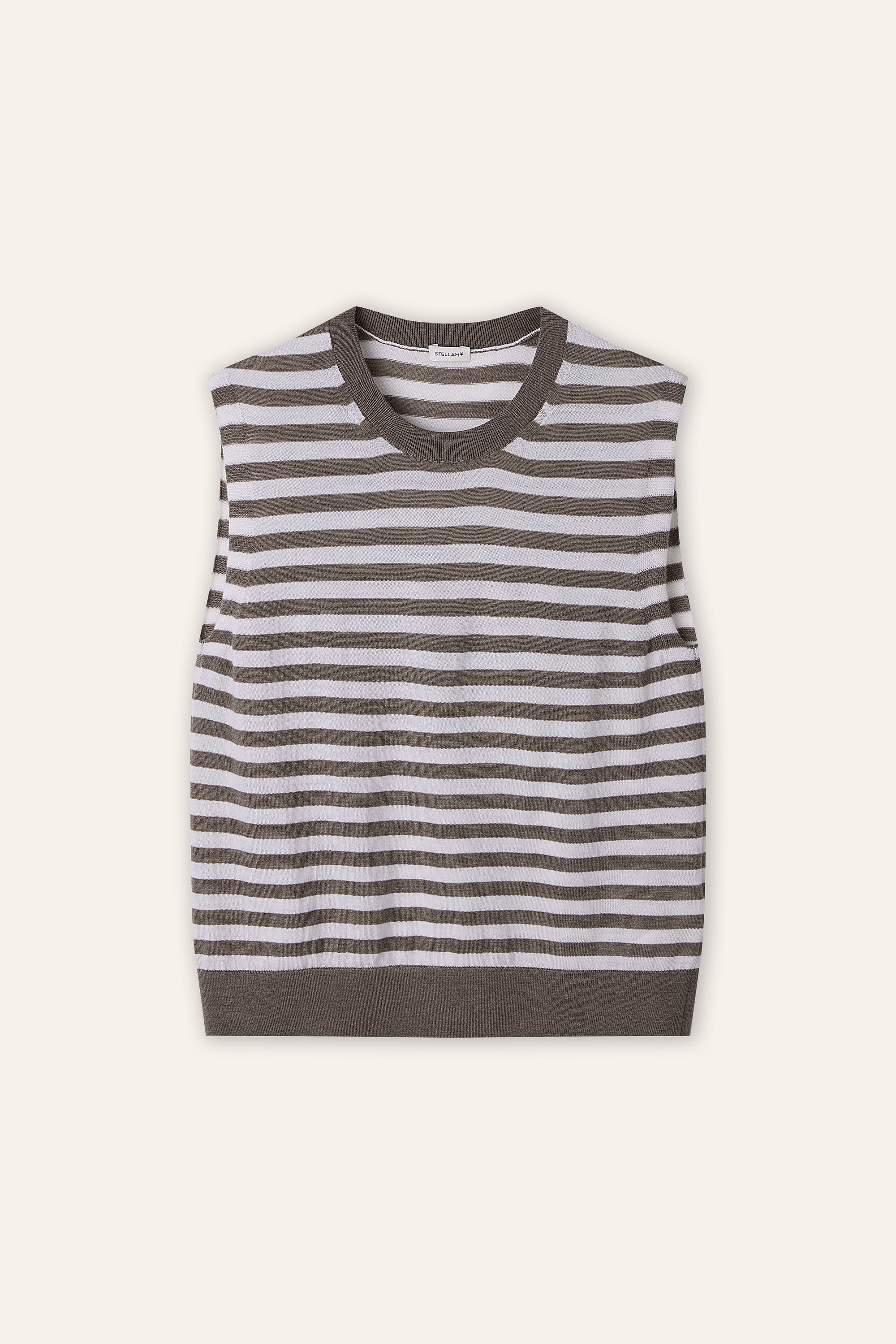 STELLAM Women's Fashion: AMER superfine wool tank top| Shop Now